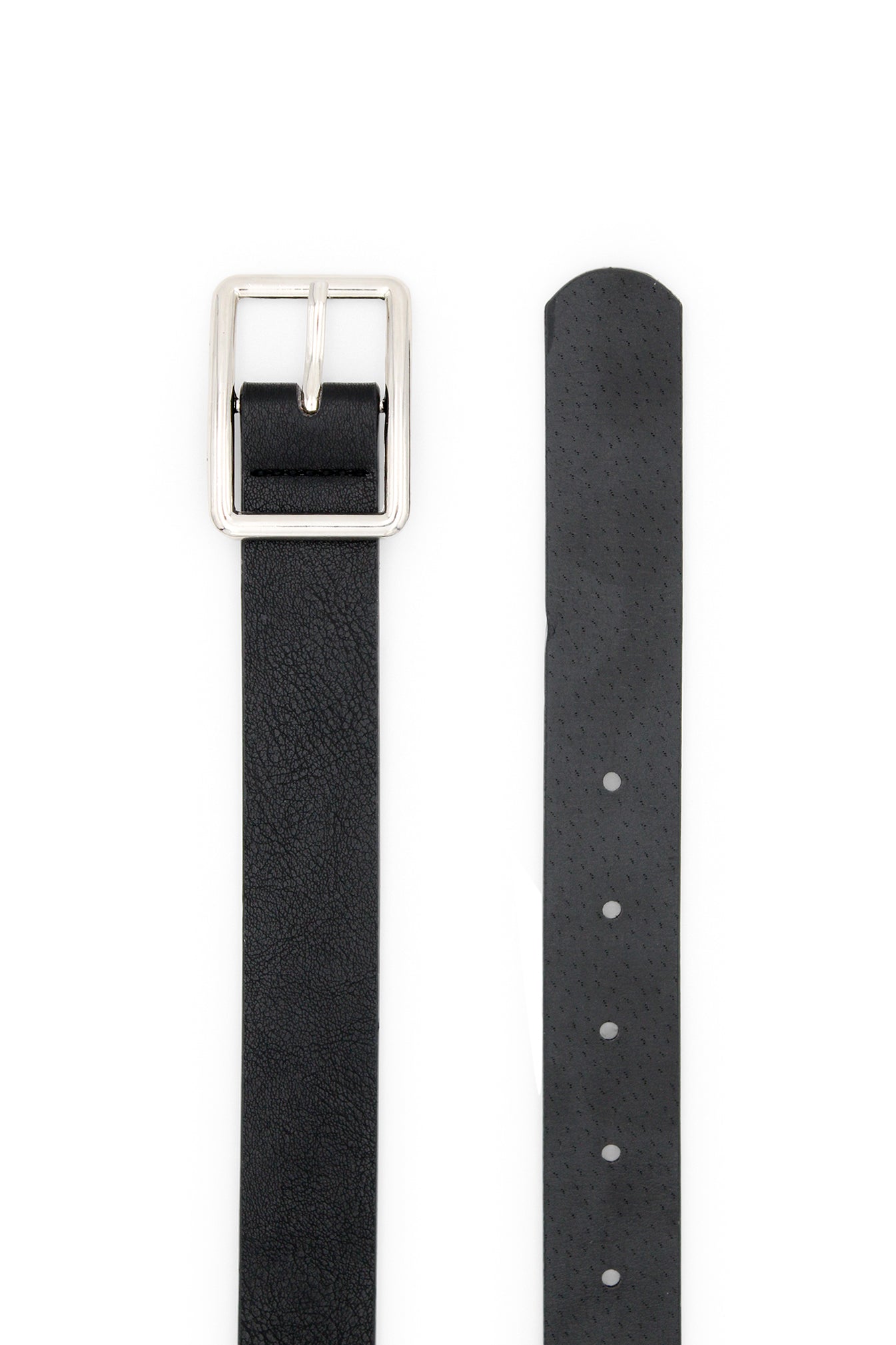 Jordan Belt in Black and Silver – MORGAN & TAYLOR